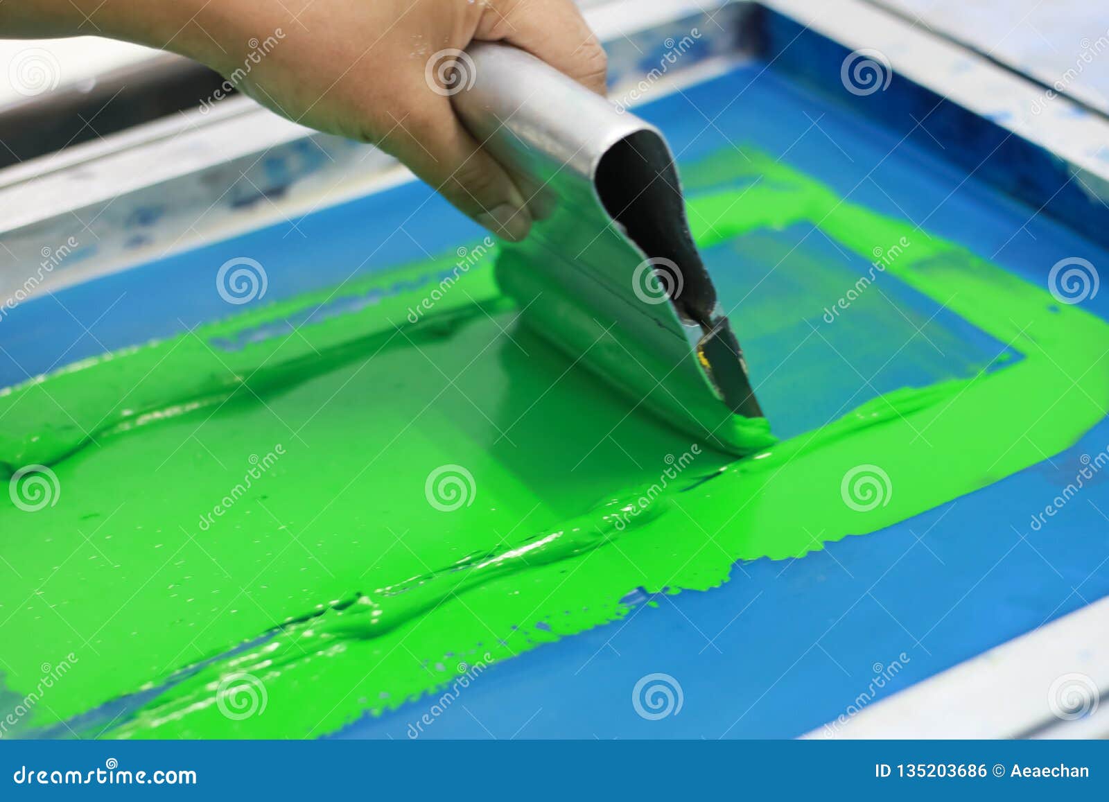 Silk Screen Printing Royalty-Free Stock Photo | CartoonDealer.com #1421313