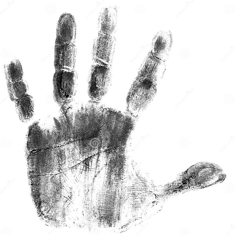 Hand print stock image. Image of stamp, symbol, sign, copy - 1755123