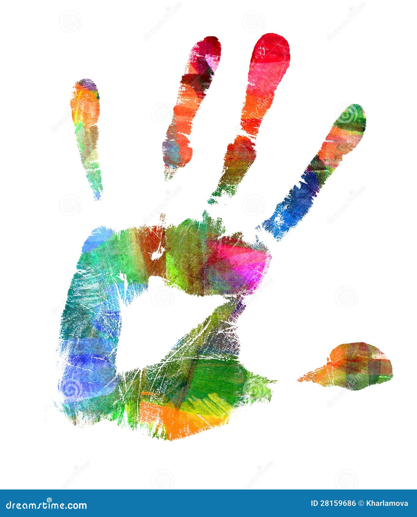 Hand print stock illustration. Illustration of icon, abstract - 28159686