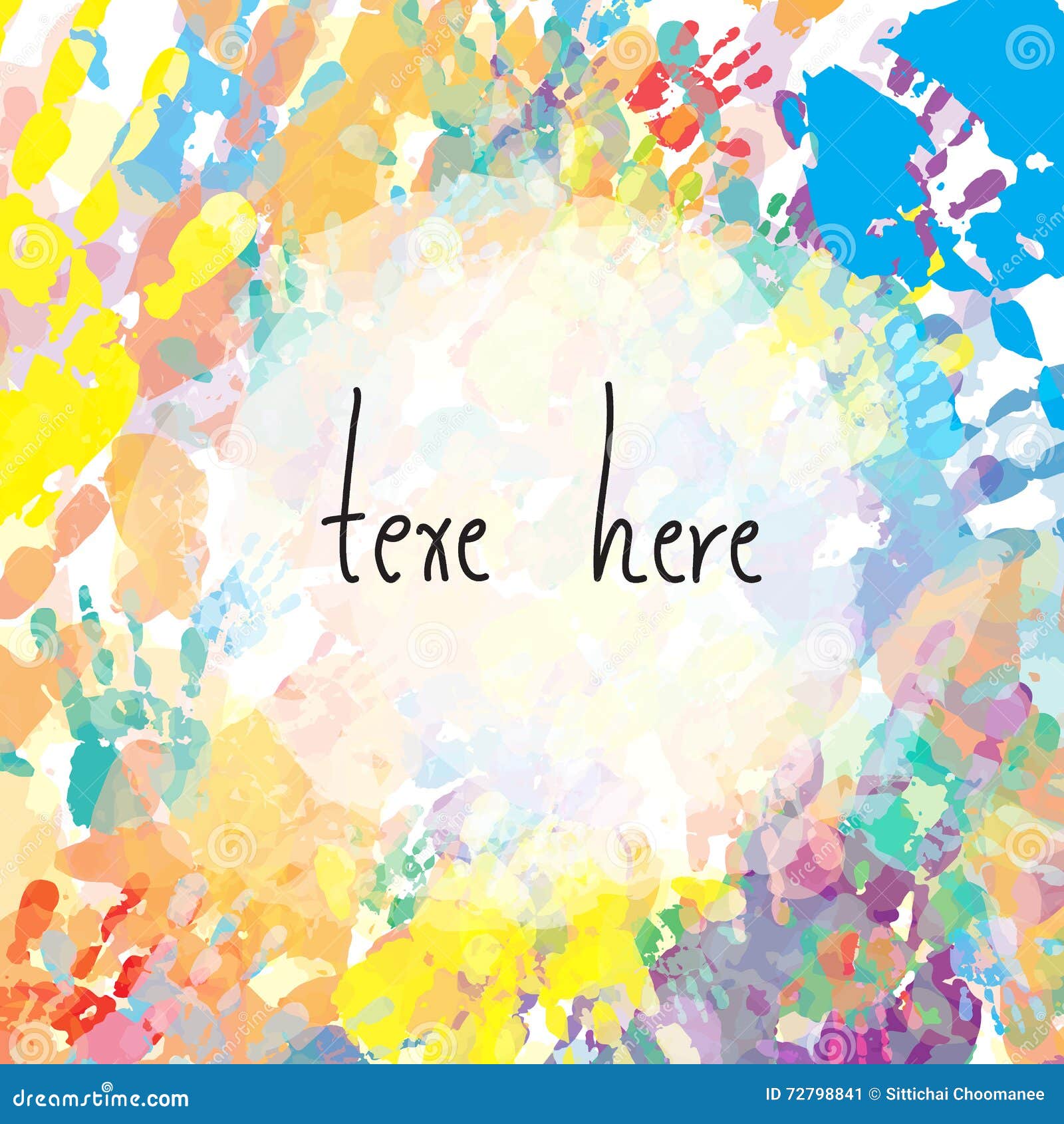 Hand print background stock illustration. Illustration of fingerprint ...