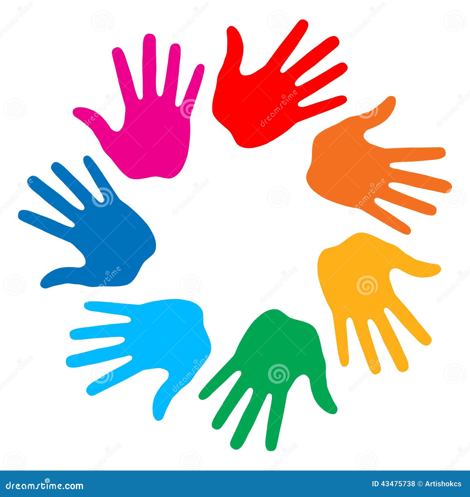 Hand Print icon stock vector. Illustration of design - 43475738