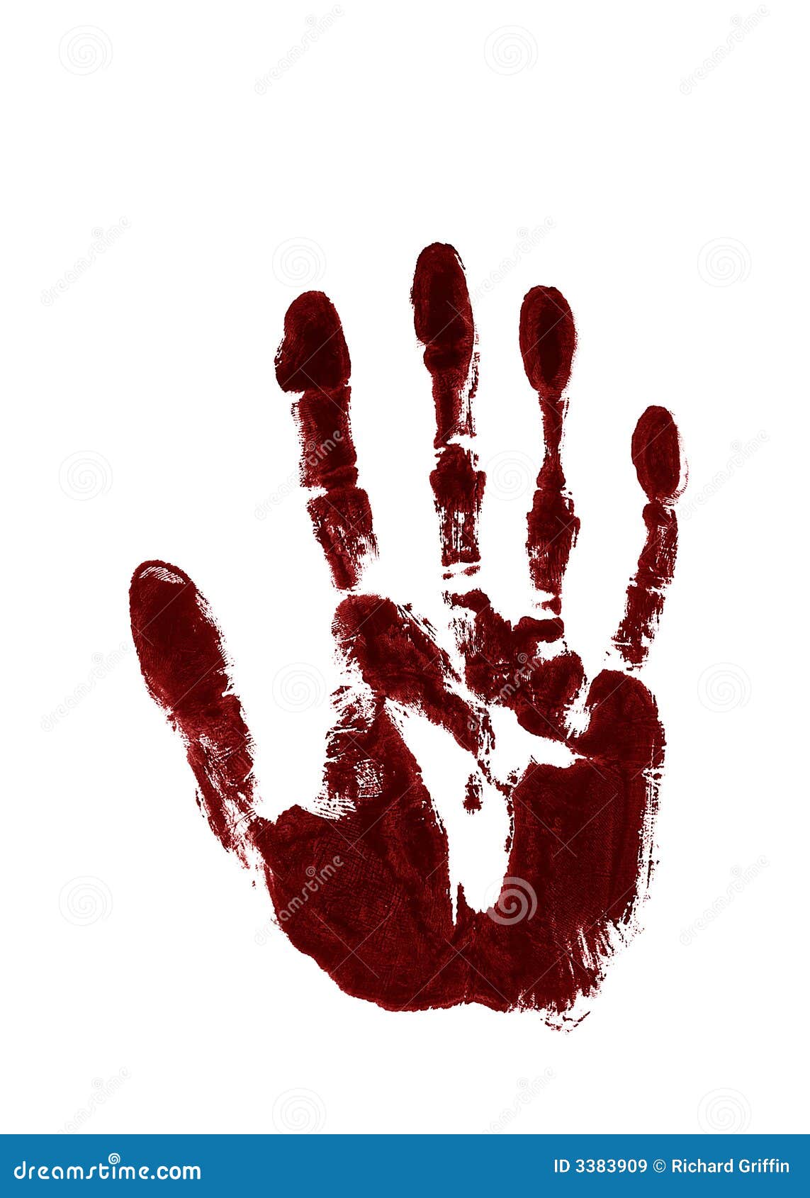 Hand print of male stock illustration. Illustration of finger - 3383909