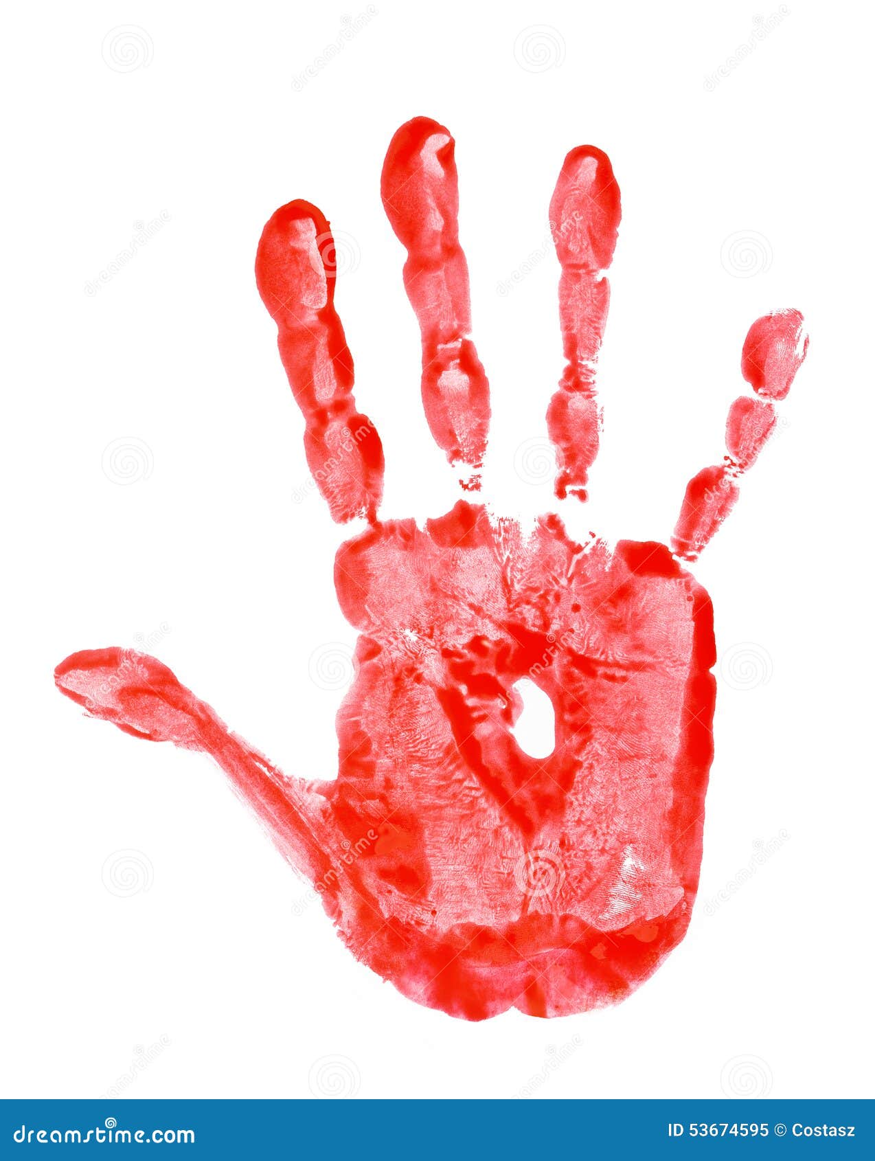 Hand print stock image. Image of handprint, education - 53674595