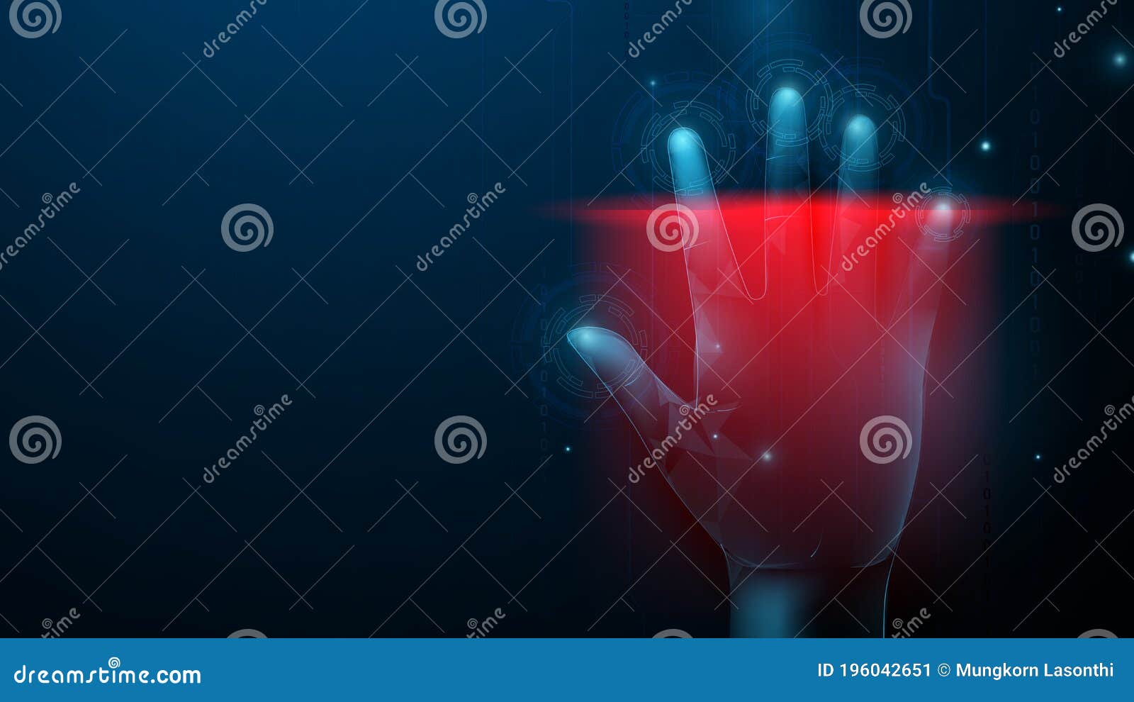 Hand Print Security through Human Fingerprints. Safety Cyber Security ...