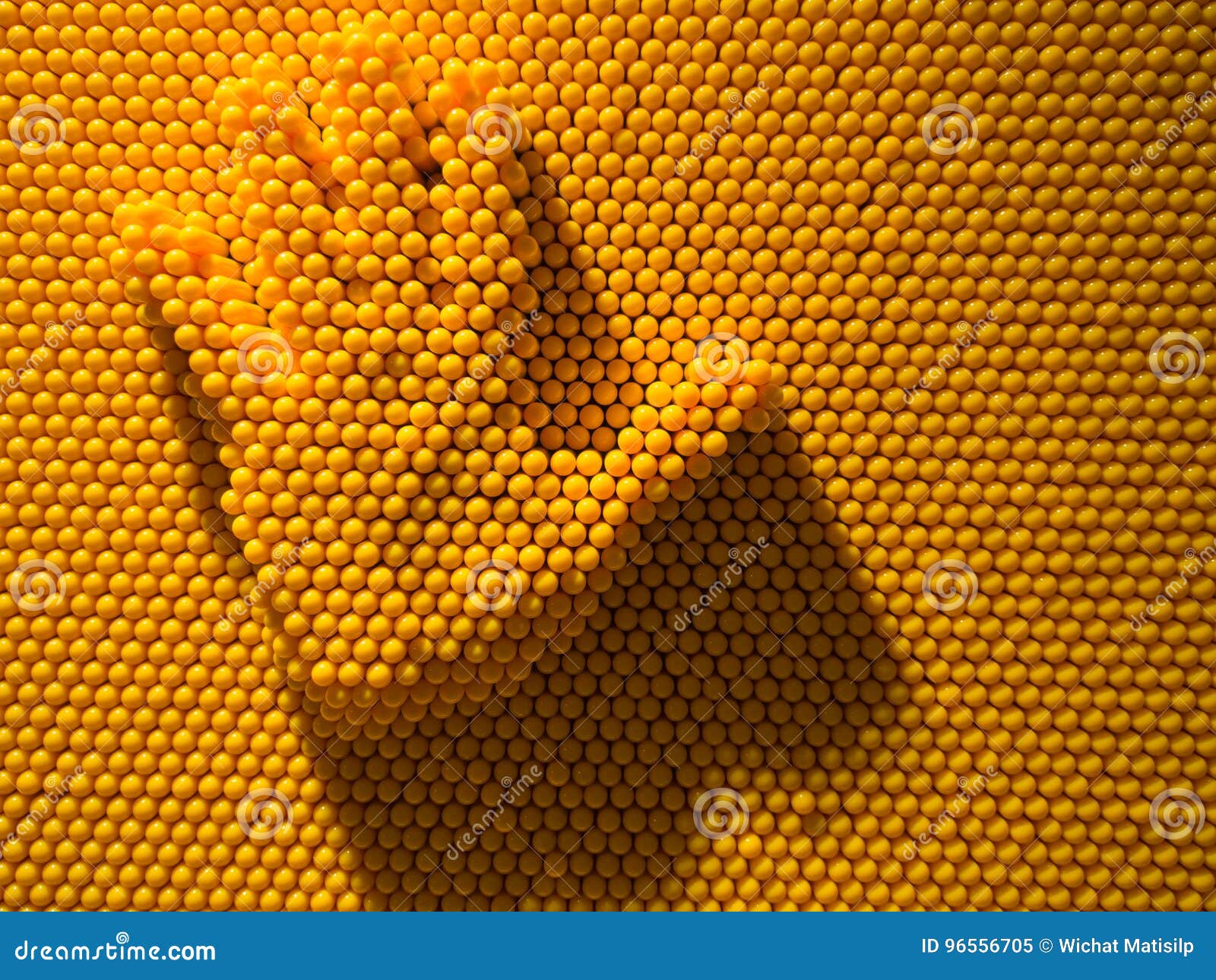 The Hand Print on Toy Plastic Sticks Stock Image - Image of abstract ...