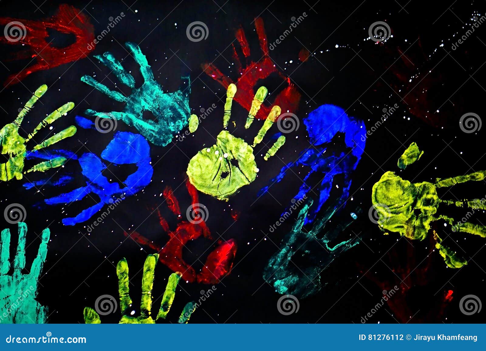 Hand Prints Royalty-Free Stock Image | CartoonDealer.com #81276112