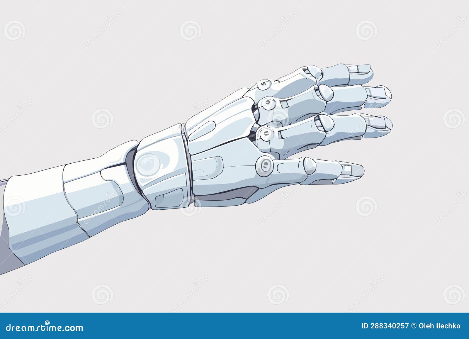 Hand Prosthetics Vector Flat Minimalistic Isolated Illustration Stock ...