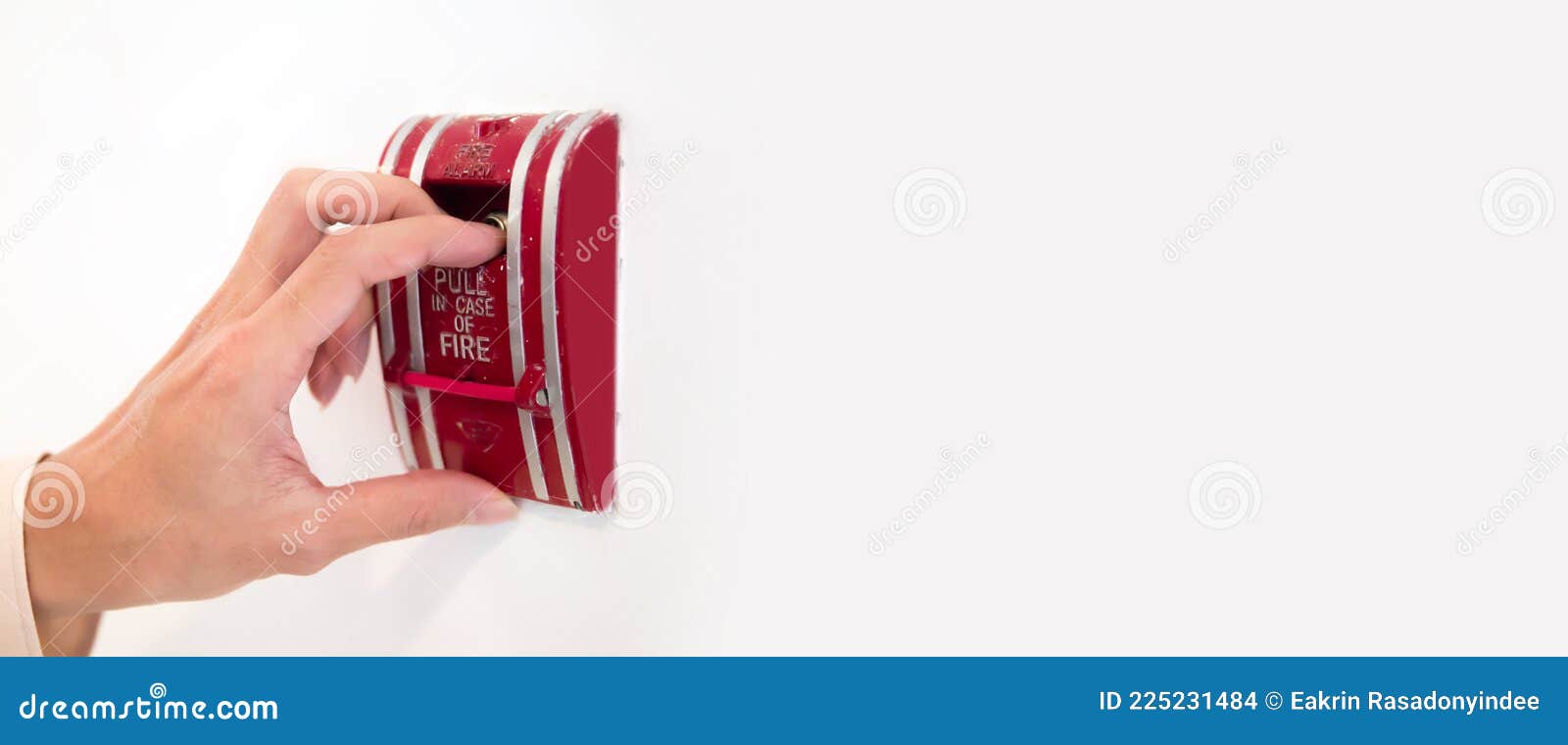 Hand Pull in Case of Fire Switch in the Building Concepts of Protection ...