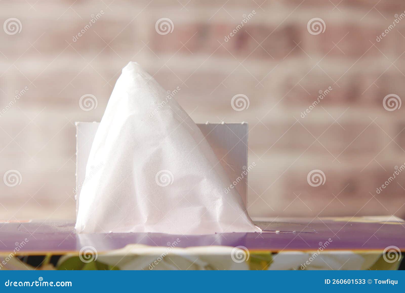 Hand Pull Out a Piece of Tissue from Tissue Paper Box Stock Image ...