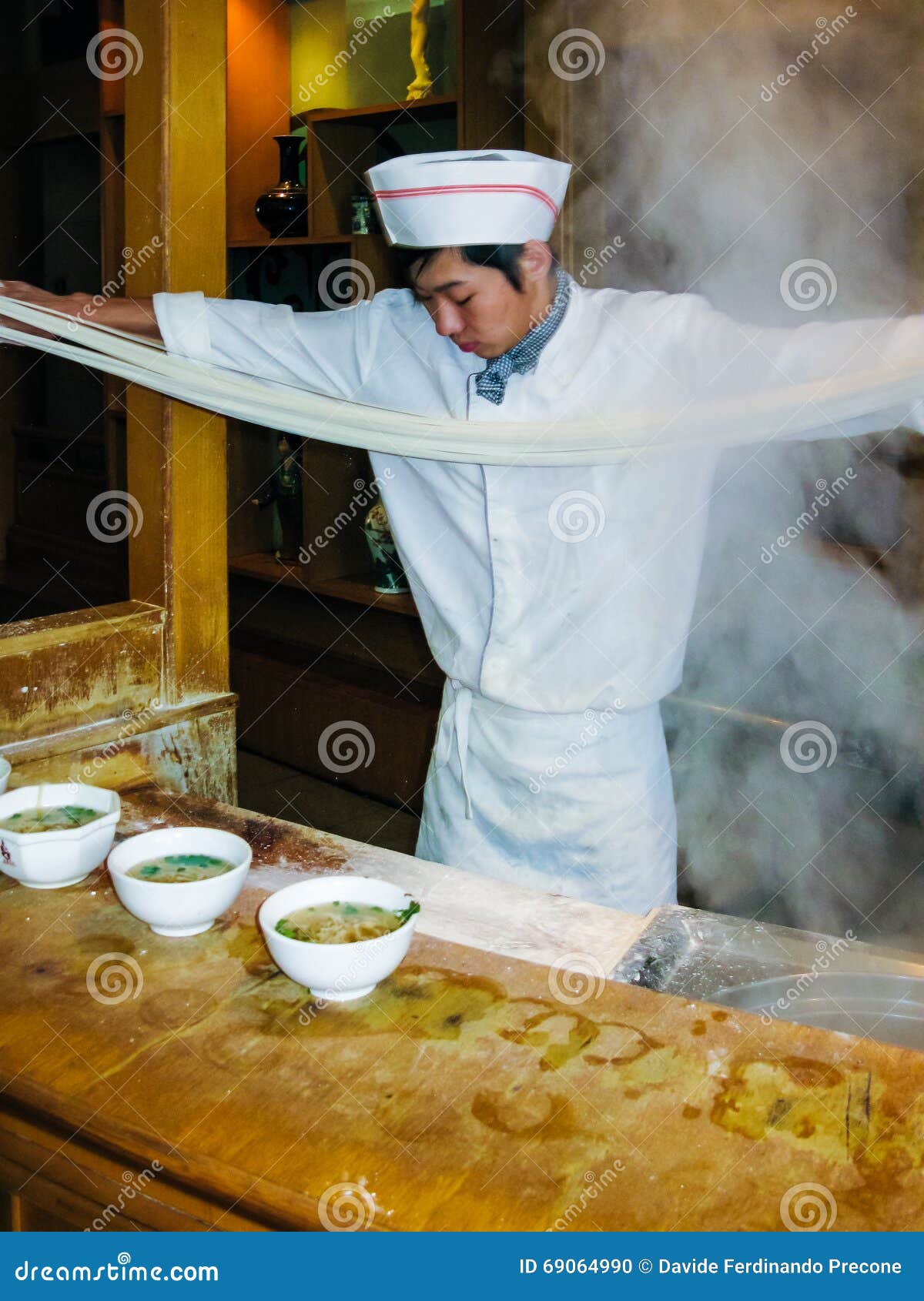 Hand pulled noodles editorial image. Image of beijing - 69064990