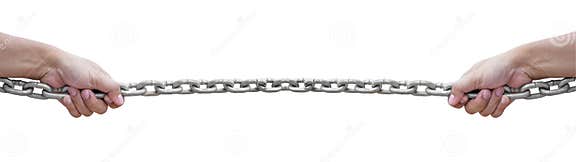 Hand pulling chain stock photo. Image of interlock, relationship - 30590660