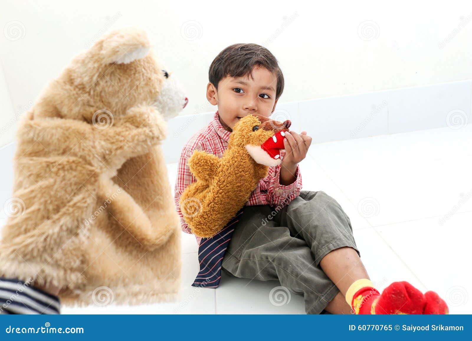 Hand puppet stock image. Image of marionette, brown, expressing - 60770765