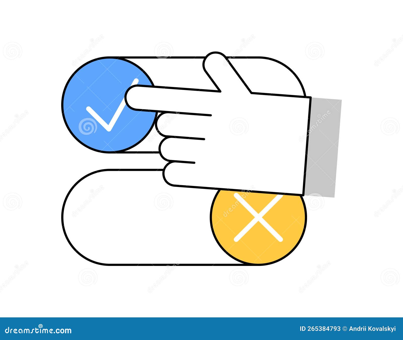 Hand push confirm button stock illustration. Illustration of finger ... Hand push confirm button stock illustration. Illustration of finger ...