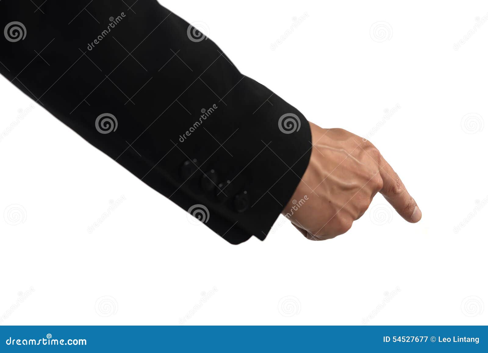 Hand Push Something stock image. Image of advertisement - 54527677