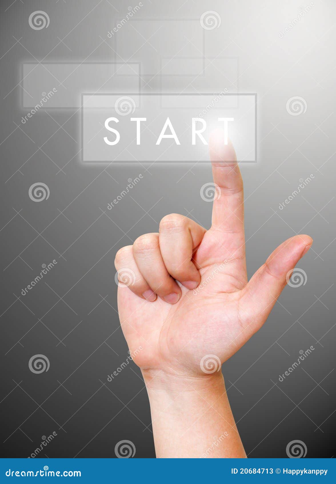 Hand pushing stock image. Image of advanced, choose, concept - 20684713