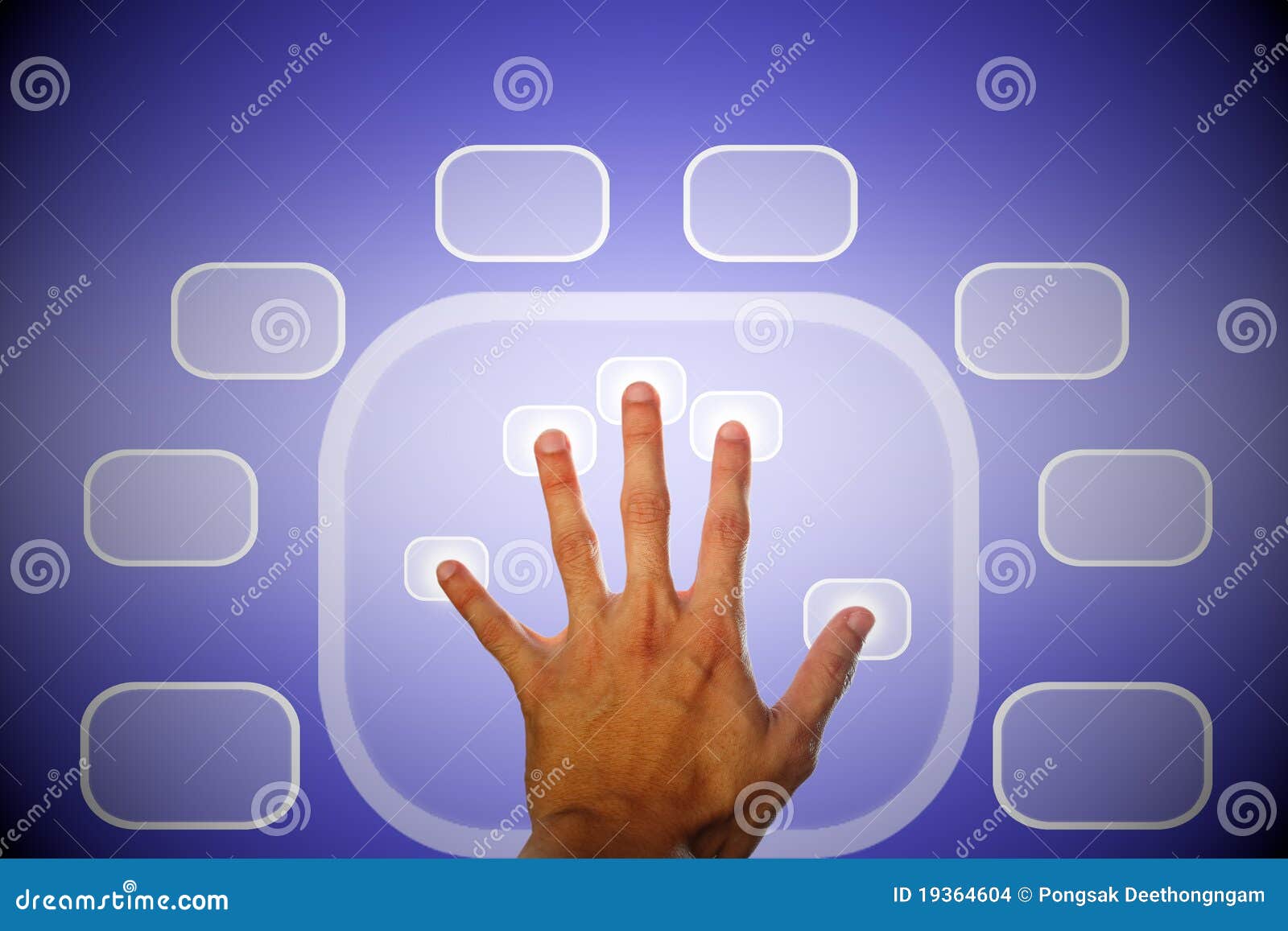 Hand pushing a button stock photo. Image of display, connection - 19364604