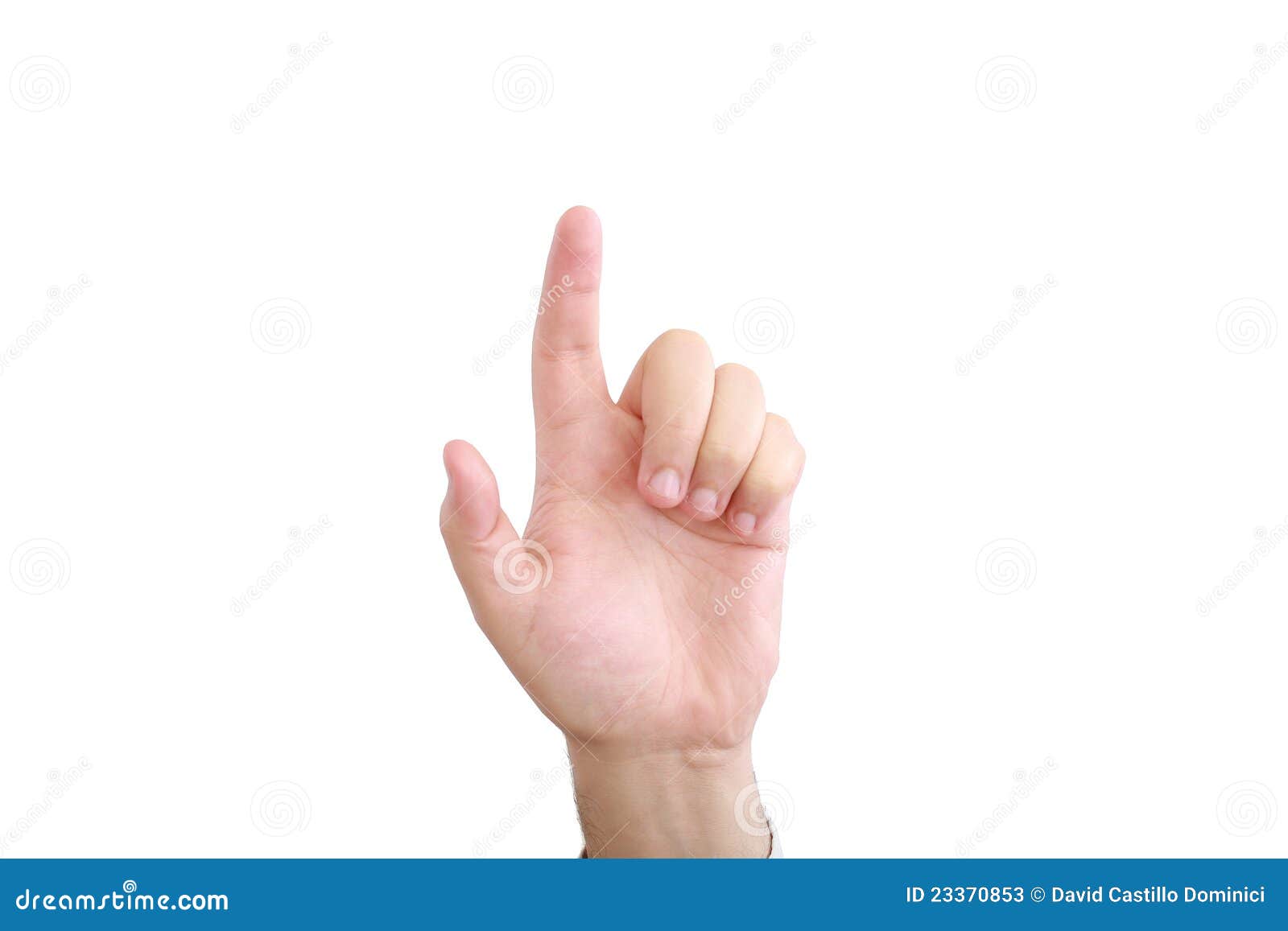 Hand pushing a button stock image. Image of advanced - 23370853