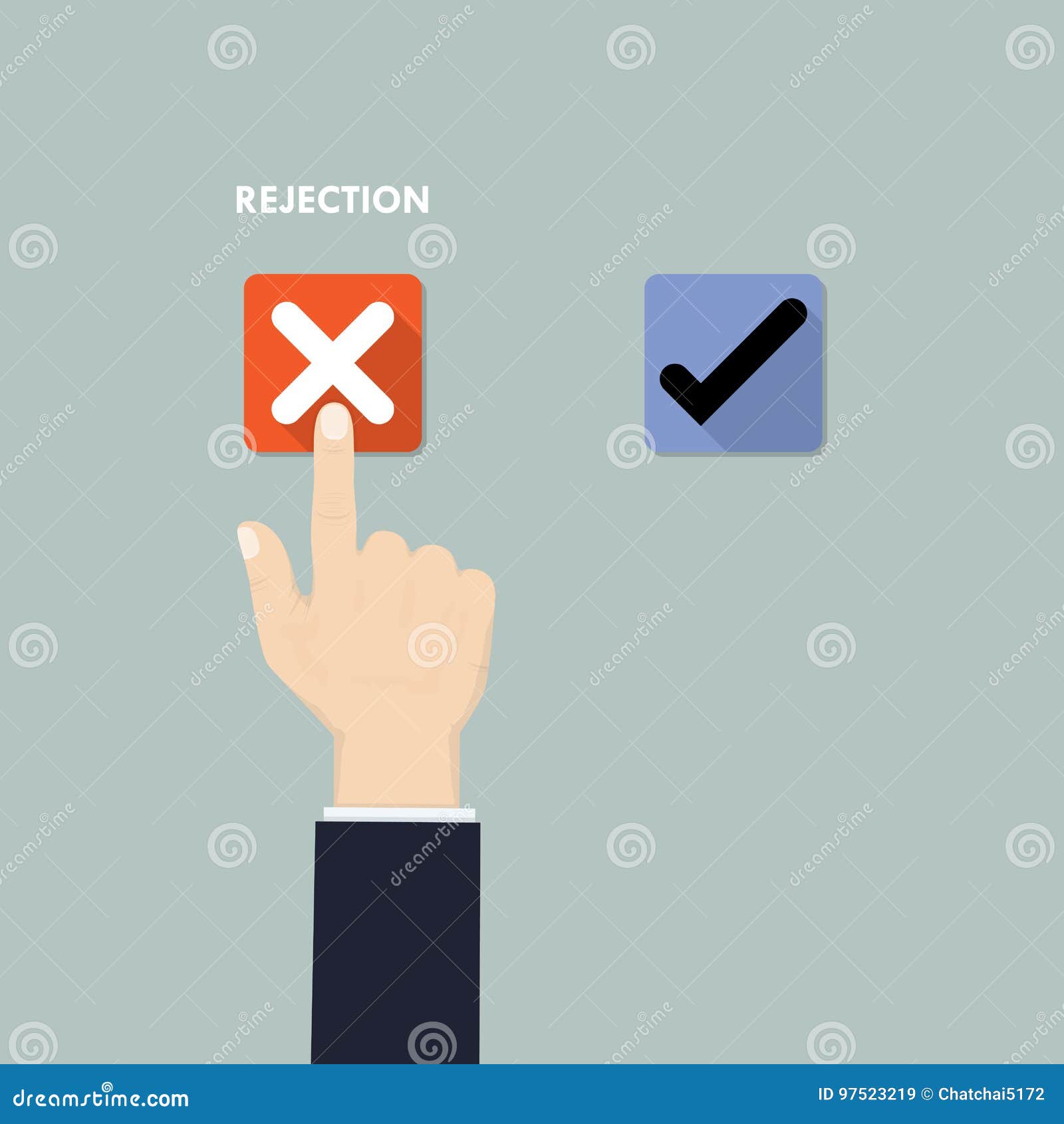 Hand Rejection Stock Illustrations – 3,689 Hand Rejection Stock ...