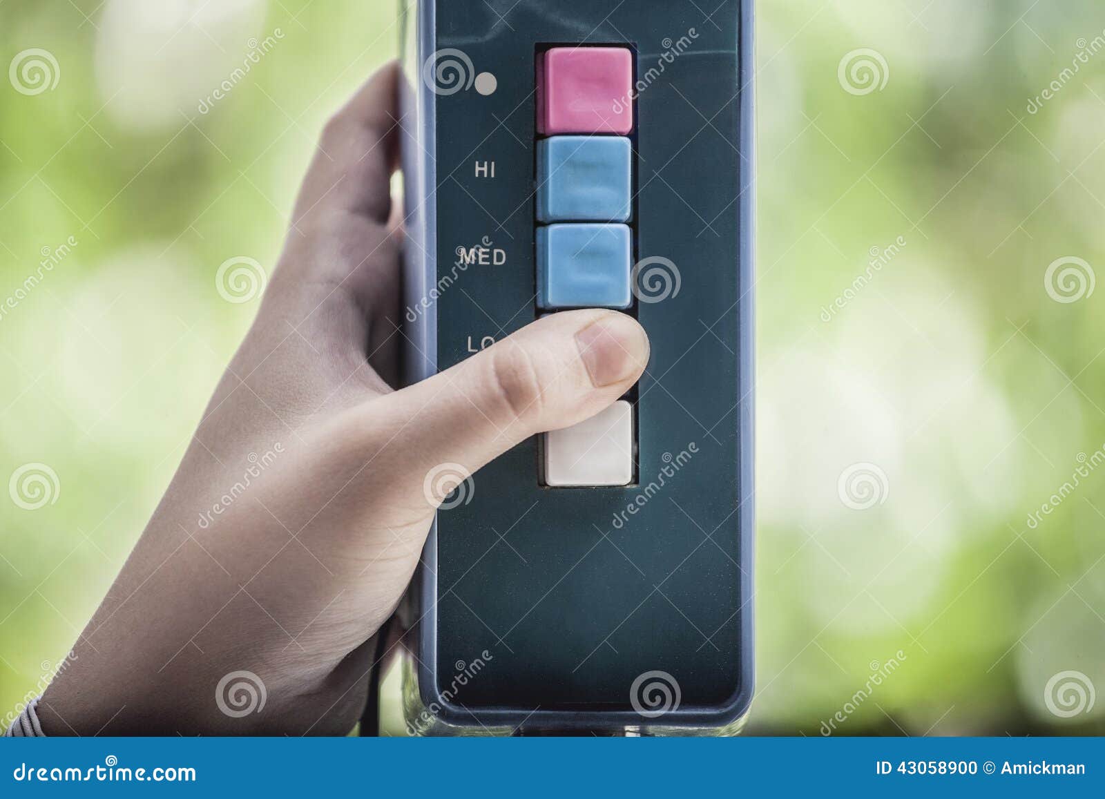 Hand pushing the button stock photo. Image of choose - 43058900