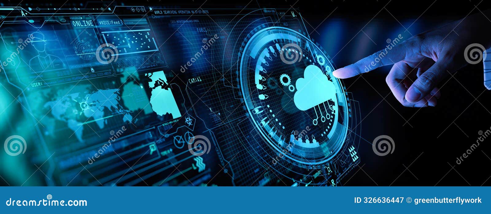 Pushing Icon. Outline Sketch Drawing Vector Illustration ...