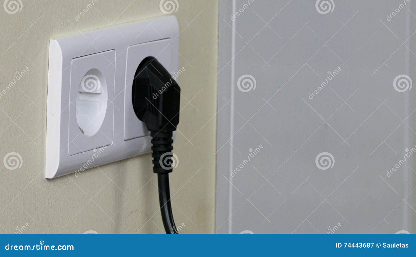 Hand Put Plug into Electricity Socket Stock Video - Video of ...
