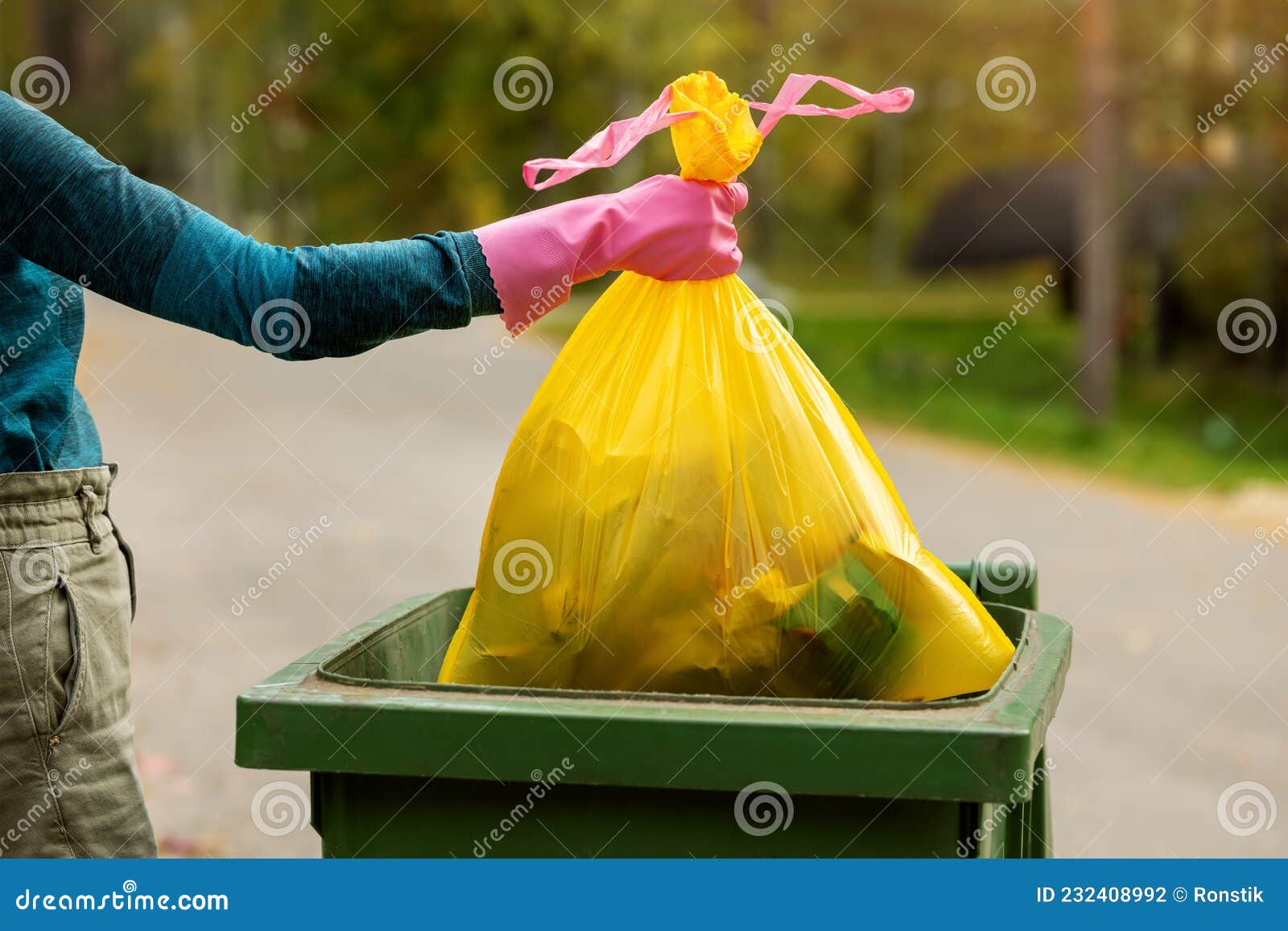 Unsorted Garbage On Pebble Of Sea Shallow With Medical Mask, Paper ...