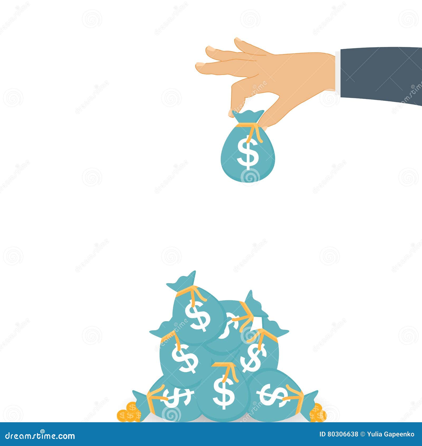 Coins Contribution Stock Illustrations – 1,424 Coins Contribution Stock ...