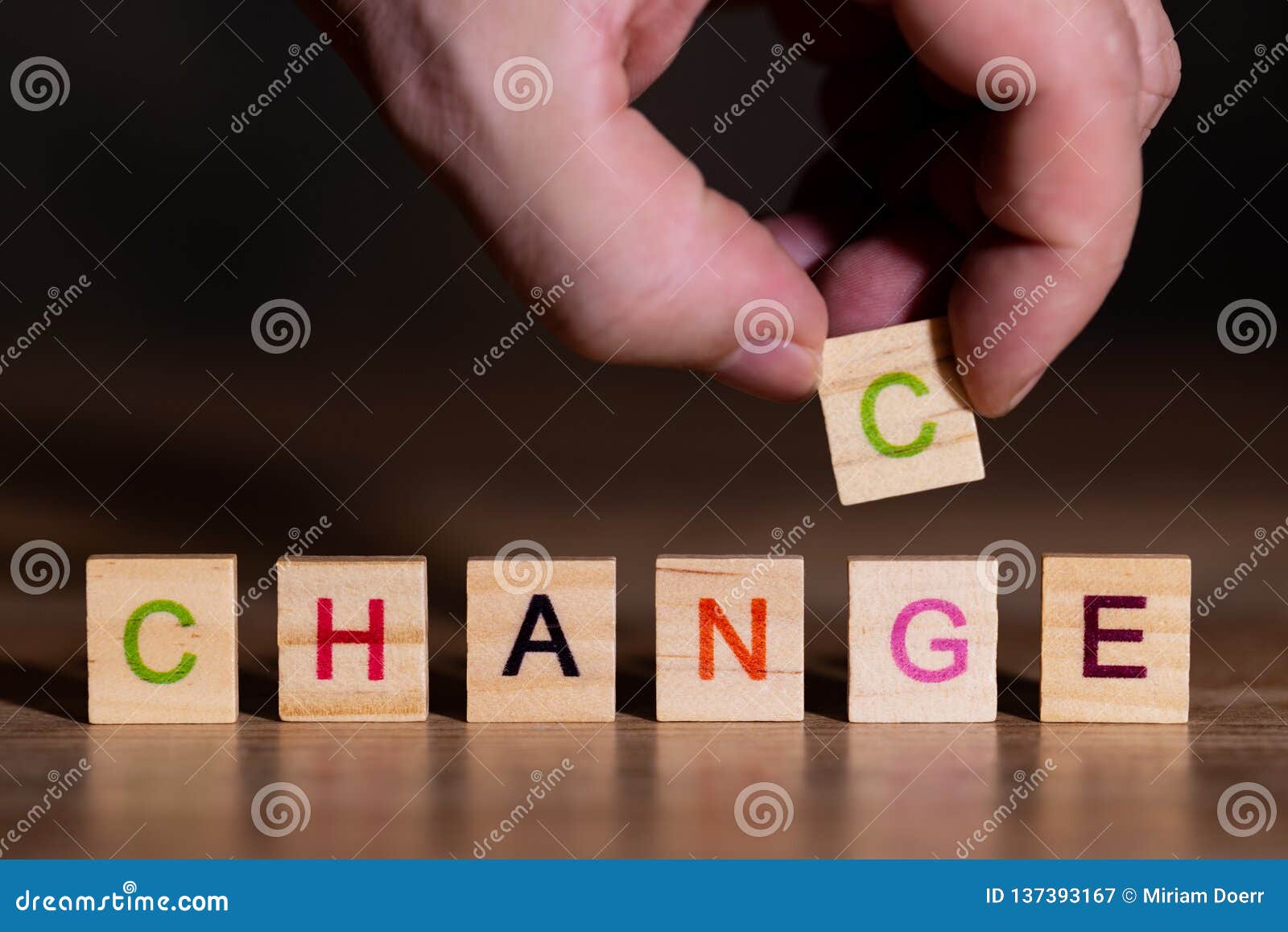Change is a Chance at the Same Time Stock Image - Image of leadership ...