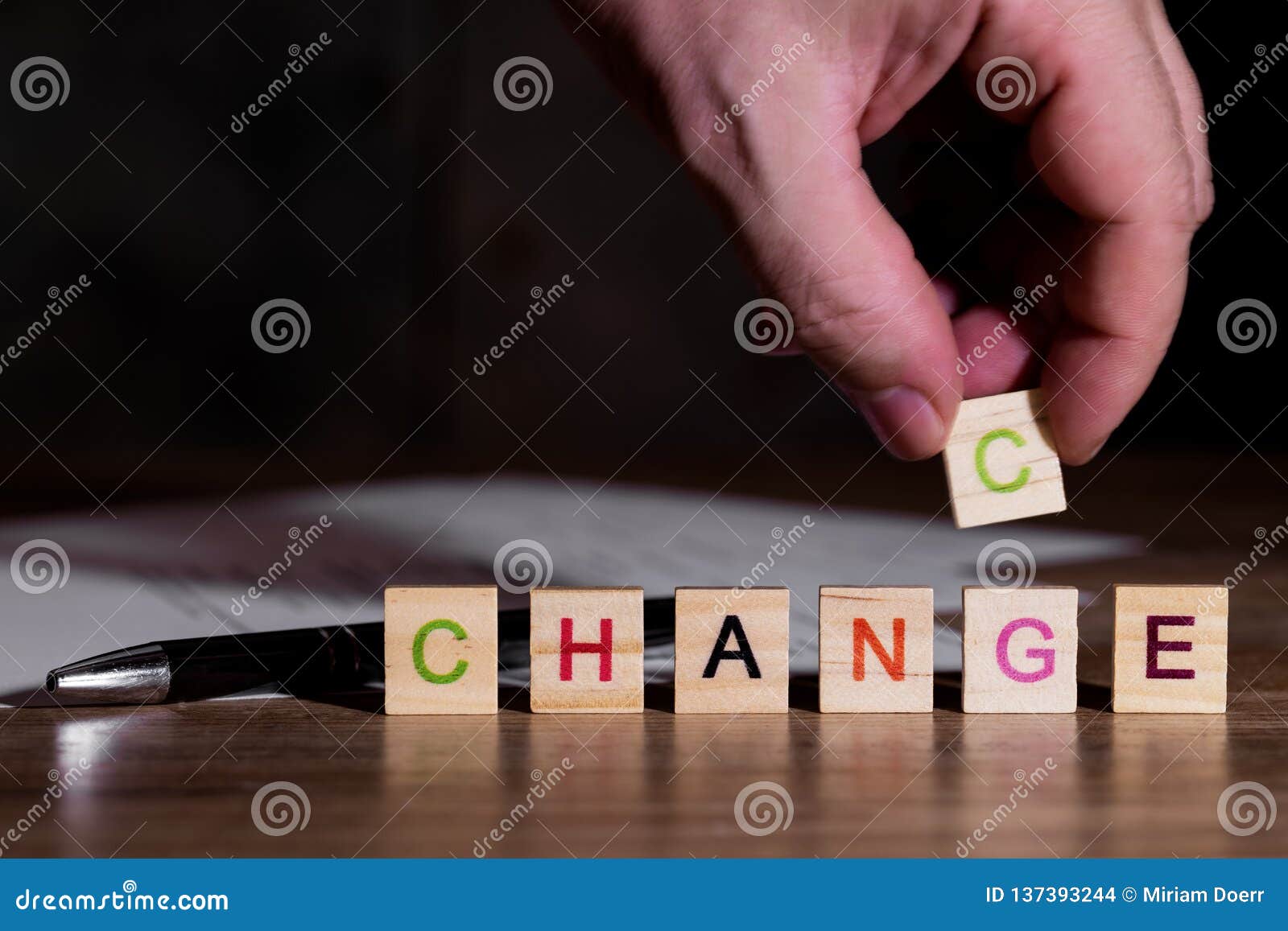 Change is a Chance at the Same Time Stock Photo - Image of opportunity ...