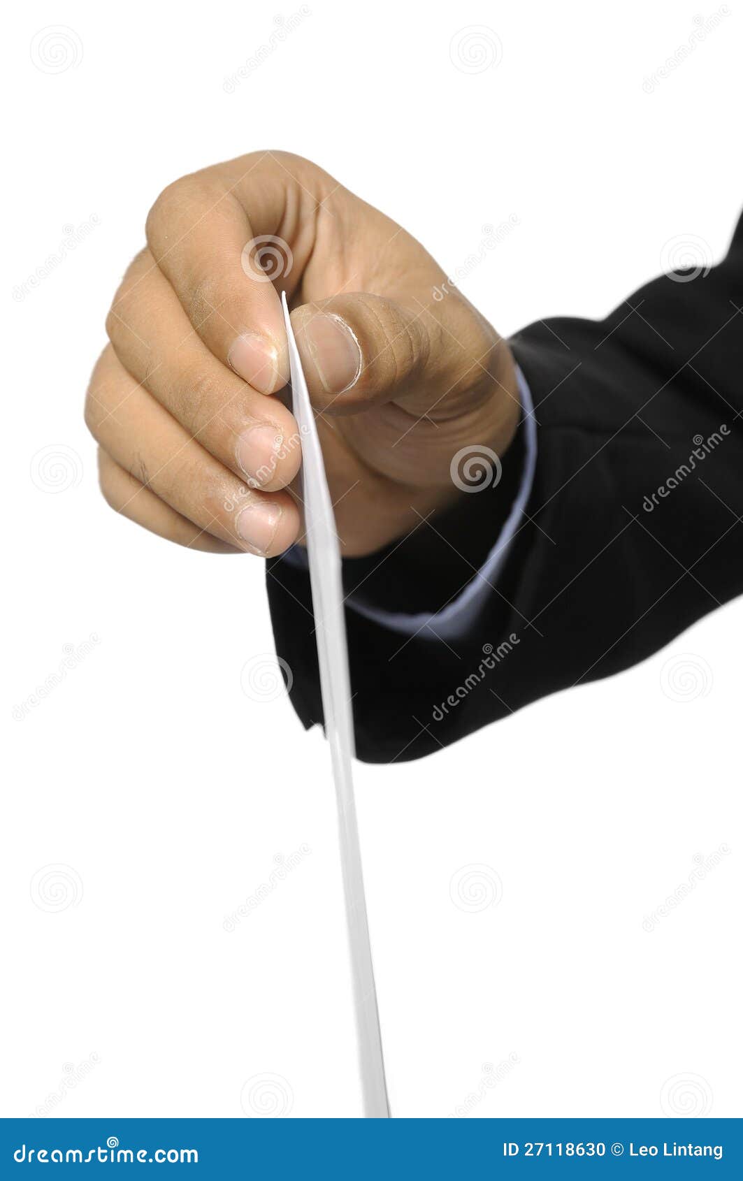 Hand Putting Voting Ballot stock photo. Image of envelope - 27118630