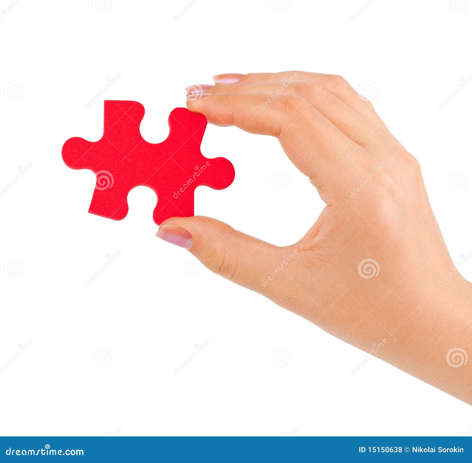 Hand with puzzle stock photo. Image of idea, help, creativity - 15150638