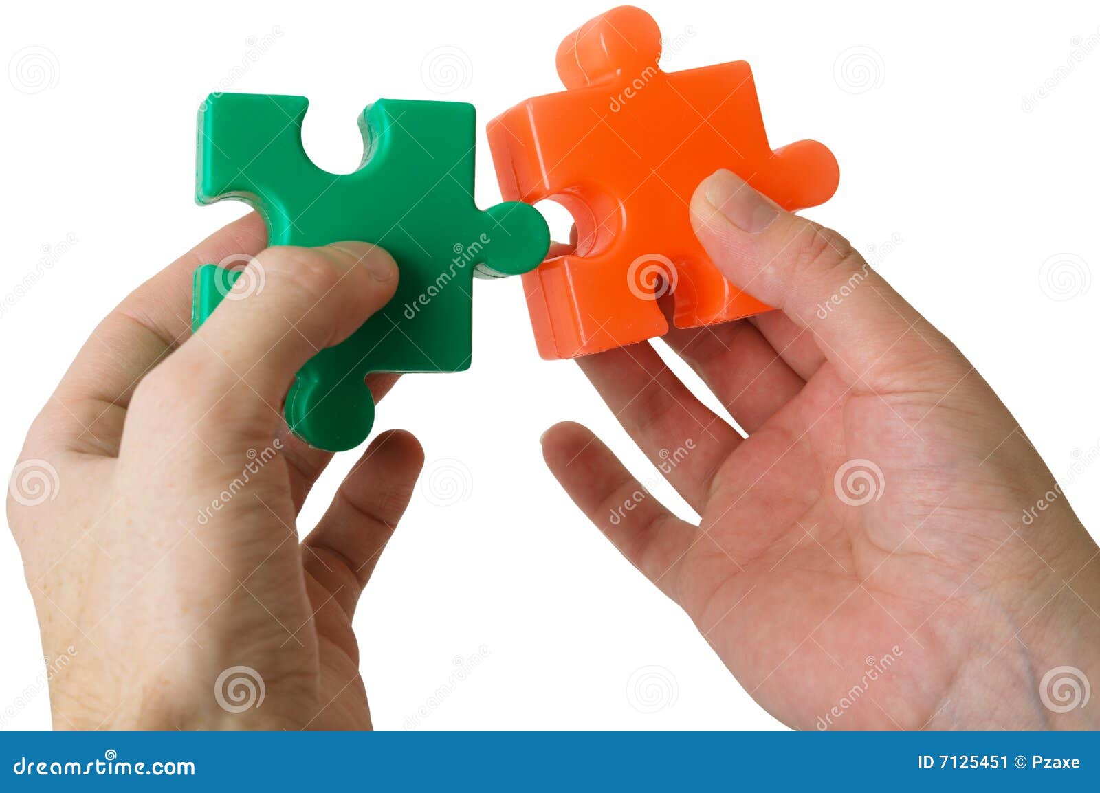 Hand and puzzle stock image. Image of slice, background - 7125451