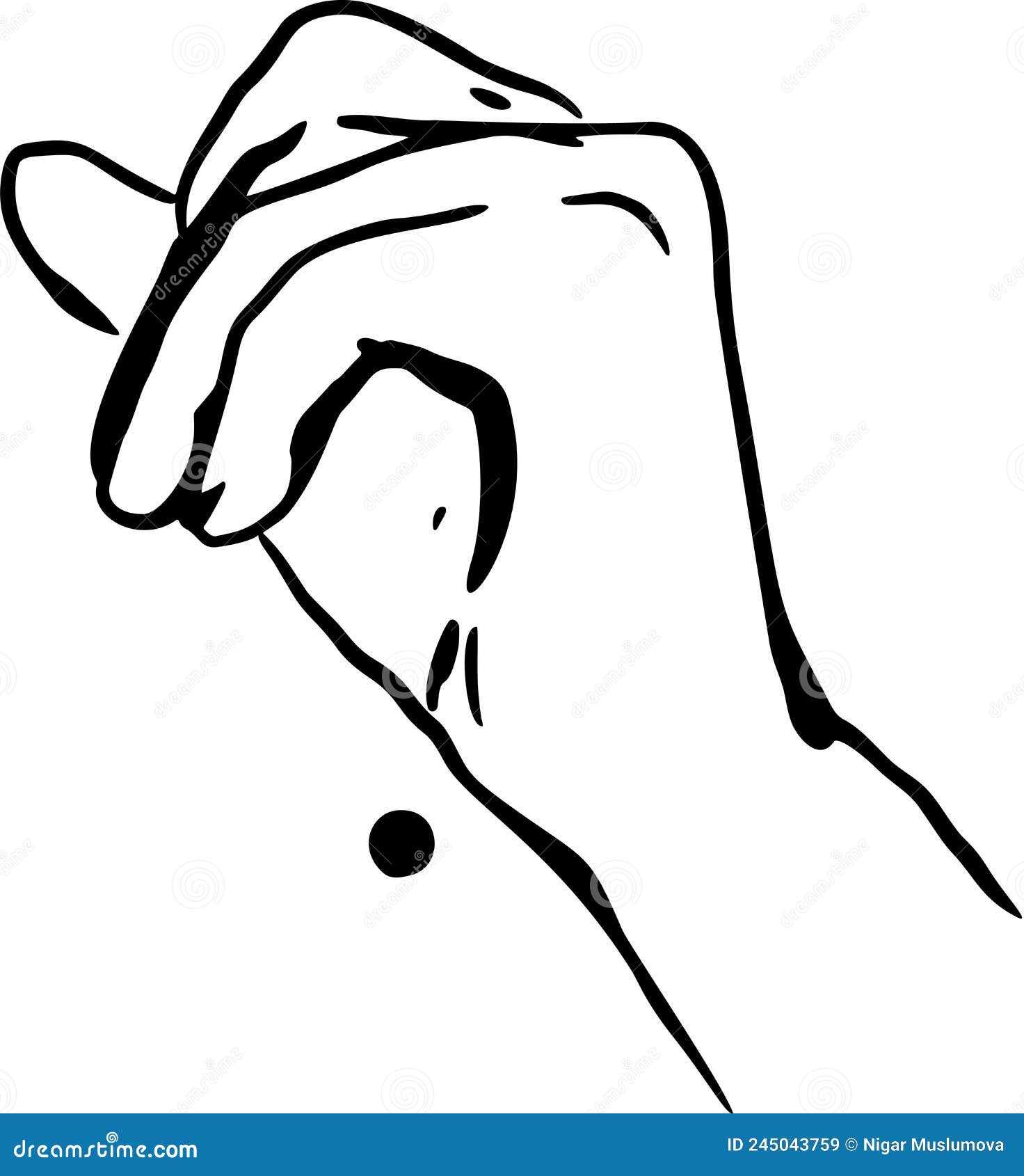 Hand, Question, Hand Draw Vector Illustration Art | CartoonDealer.com ...