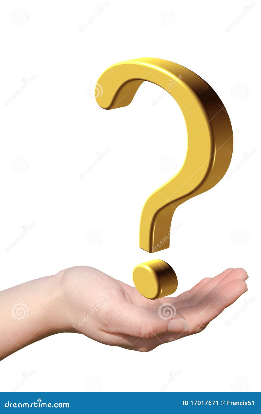 Hand with question mark stock illustration. Illustration of questioning ...