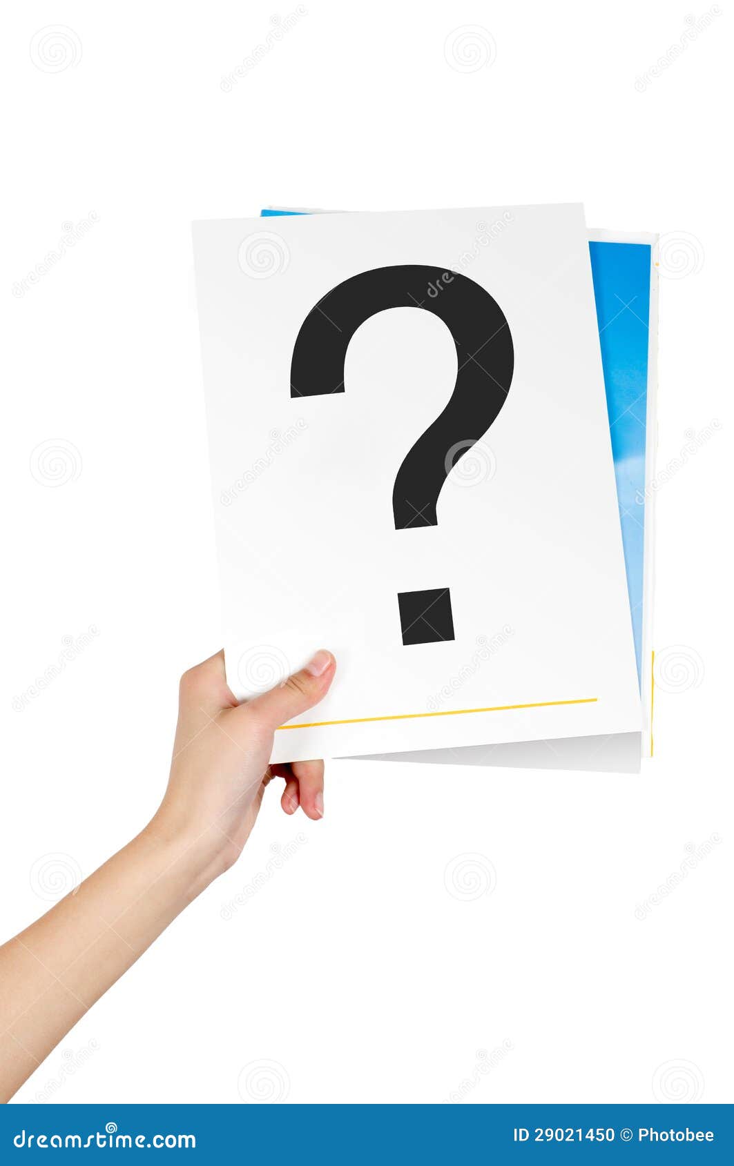 Hand question mark stock photo. Image of closeup, hand - 29021450
