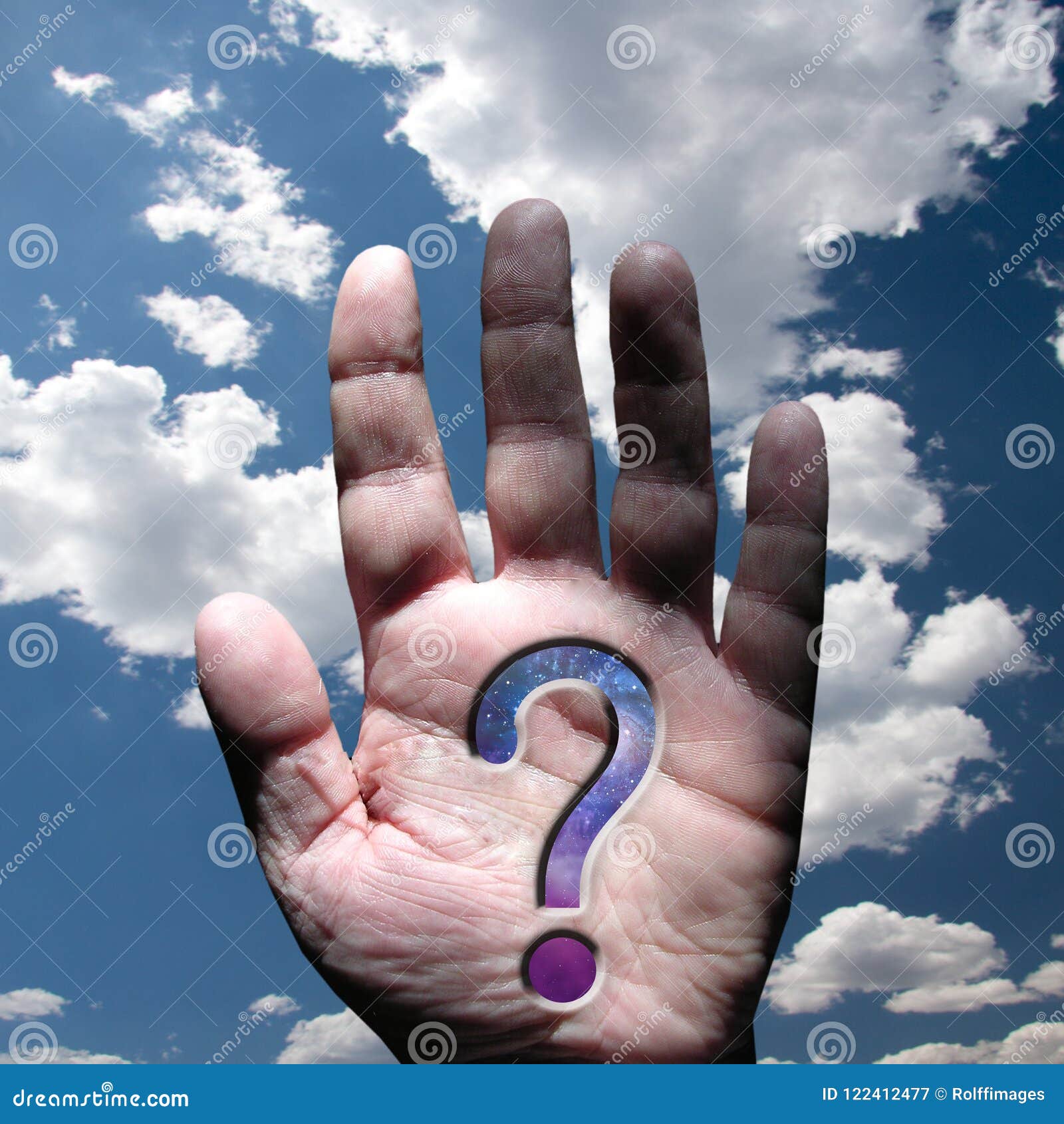 Hand With Question Mark Royalty-Free Stock Photo | CartoonDealer.com ...