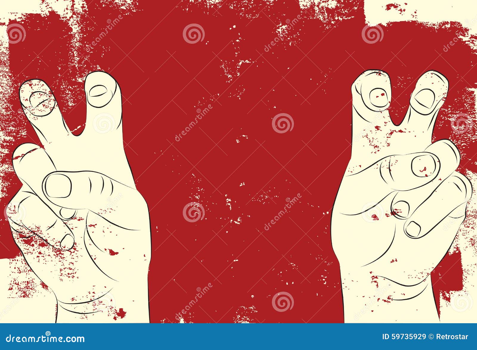 Hand Quotations stock vector. Illustration of distressed - 59735929
