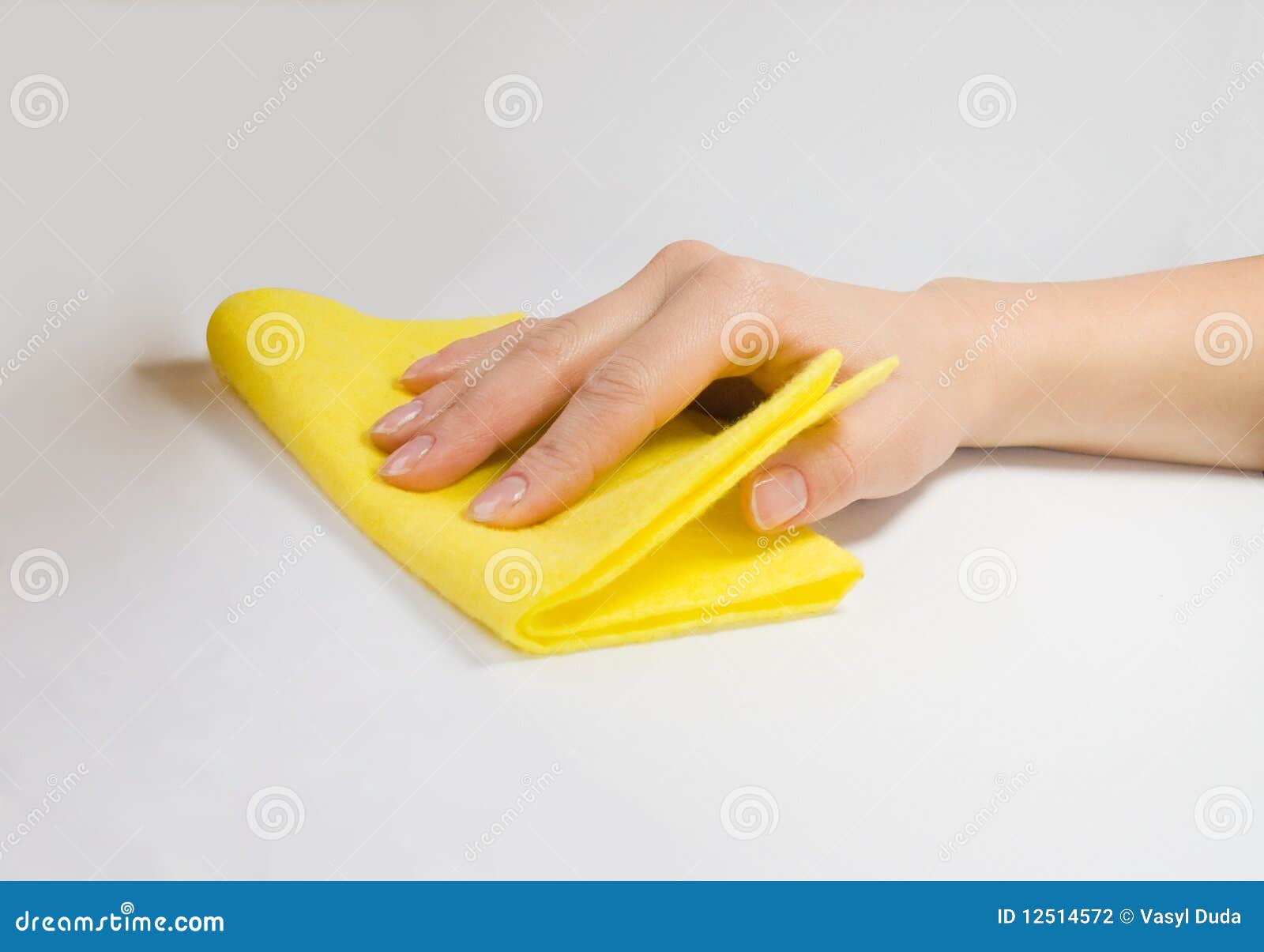 Hand and rag stock photo. Image of clean, housekeeper - 12514572