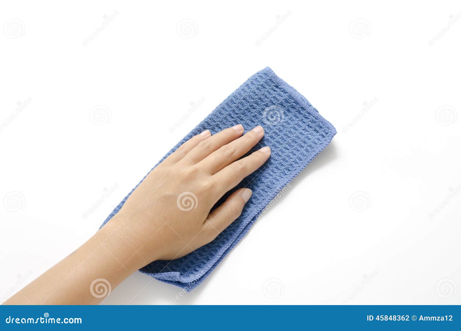 Hand with rag stock photo. Image of holding, cleaning - 45848362