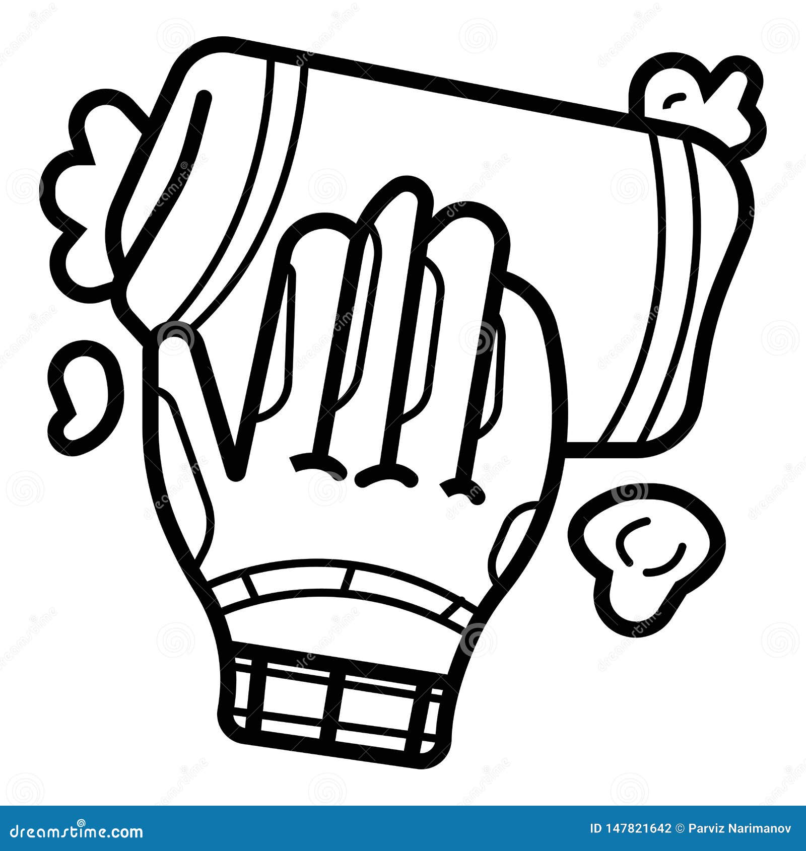 Hand with rag icon stock illustration. Illustration of towel - 147821642