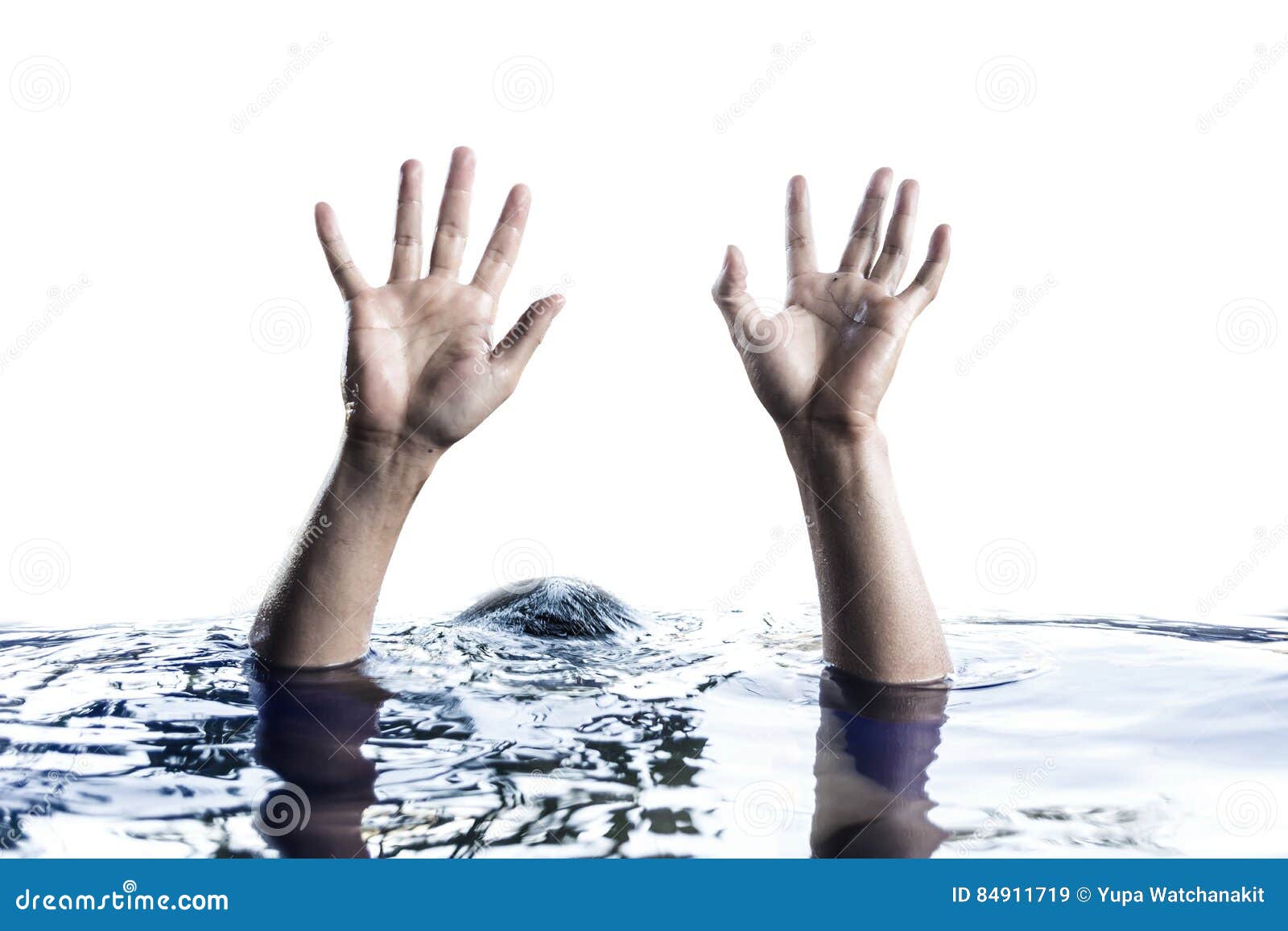 Hand raising above water stock image. Image of offer - 84911719