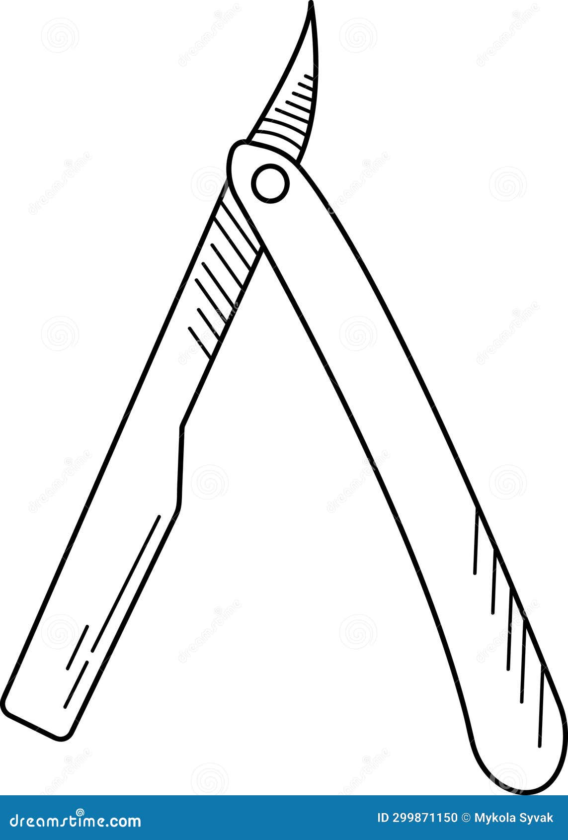 Razor Outline Stock Photography | CartoonDealer.com #58469252