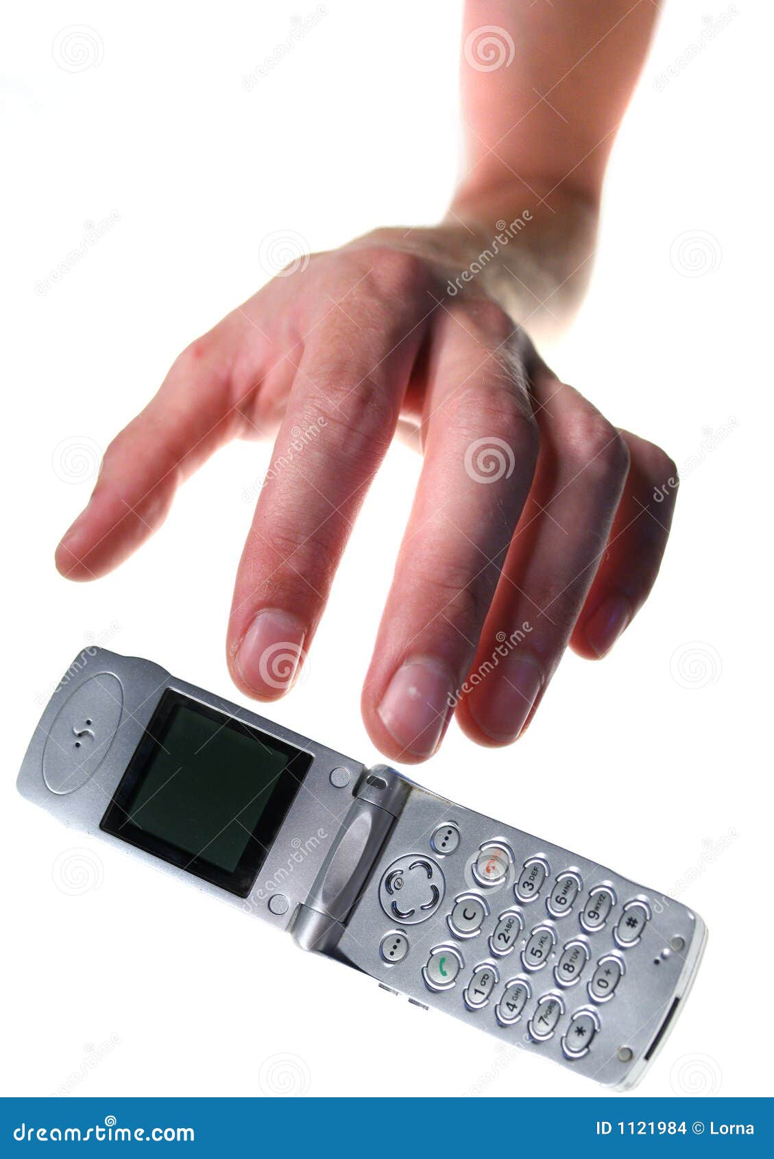 Hand Reaching for Mobile Phone Stock Photo - Image of nick, grabbing ...