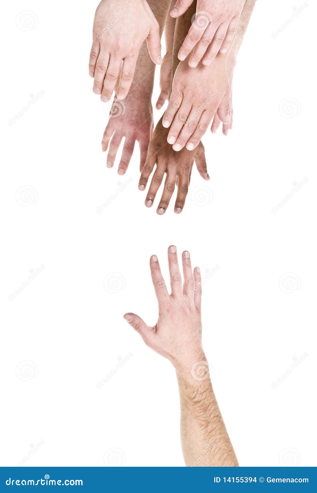 Hand Reaching Out For Help Stock Images - Image: 14155394