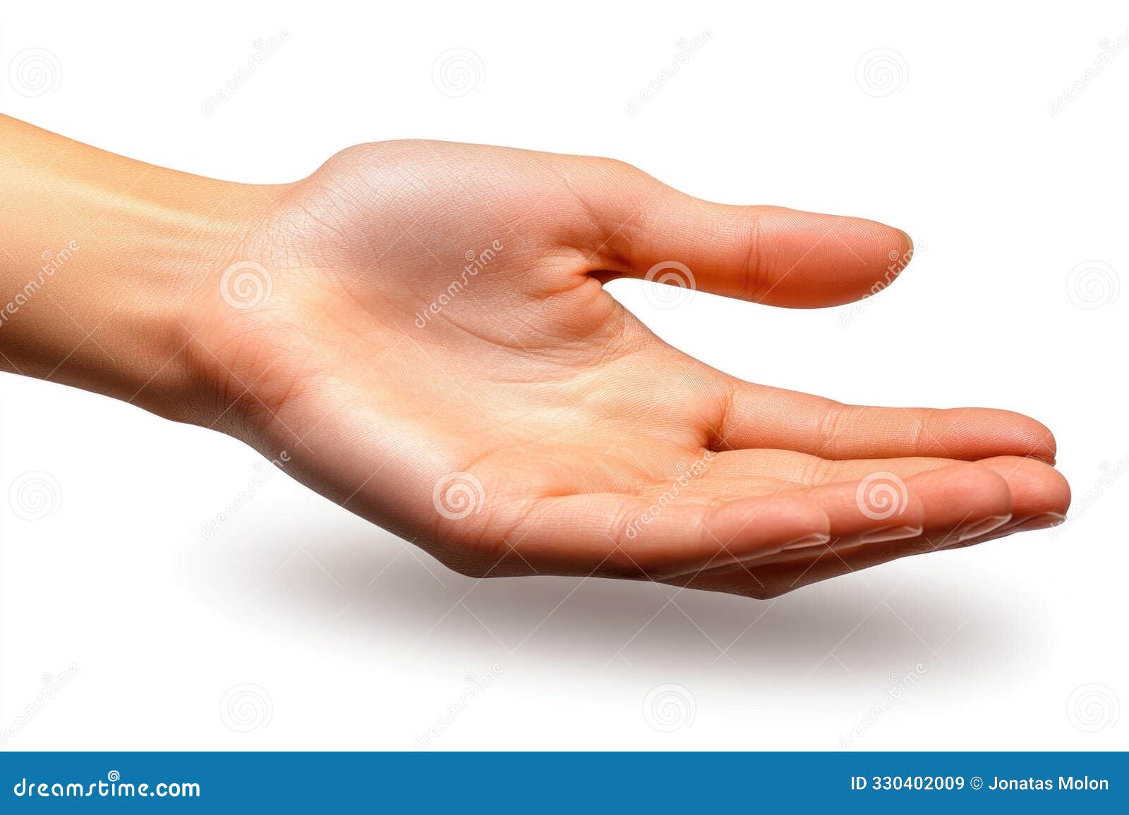 Hand Reaching Out POV Perspective on White Background, Ideal for ...