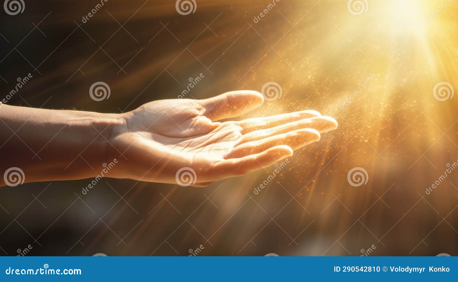 A Hand Reaching Out Towards the Sun Stock Illustration - Illustration ...