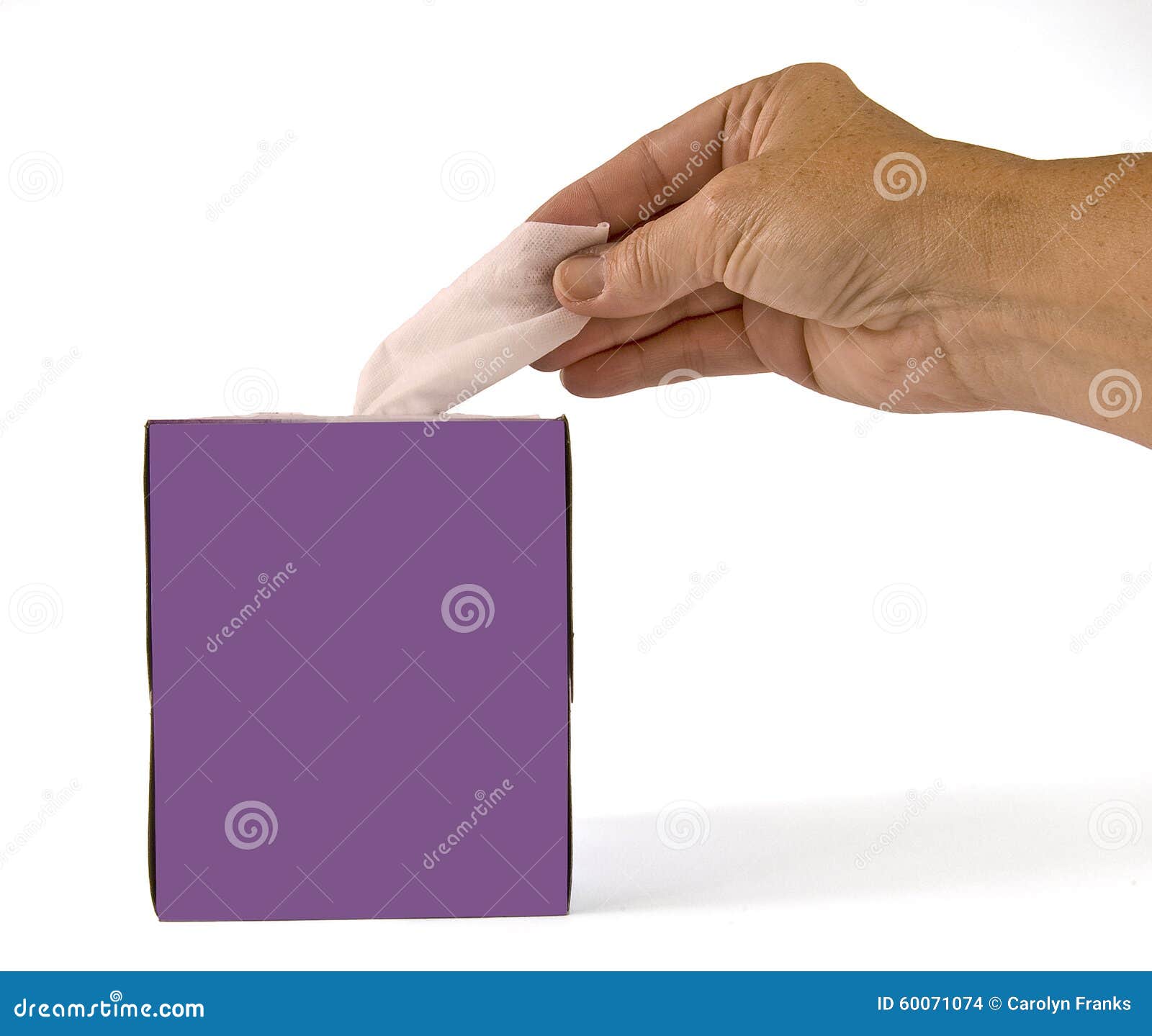 Hand Reaching for Tissue 2 stock photo. Image of horizontal - 60071074