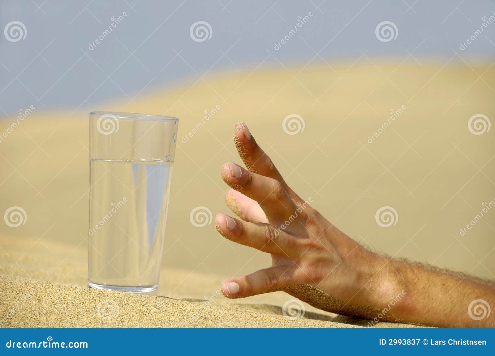 Hand reaching for water. stock image. Image of lonely - 2993837