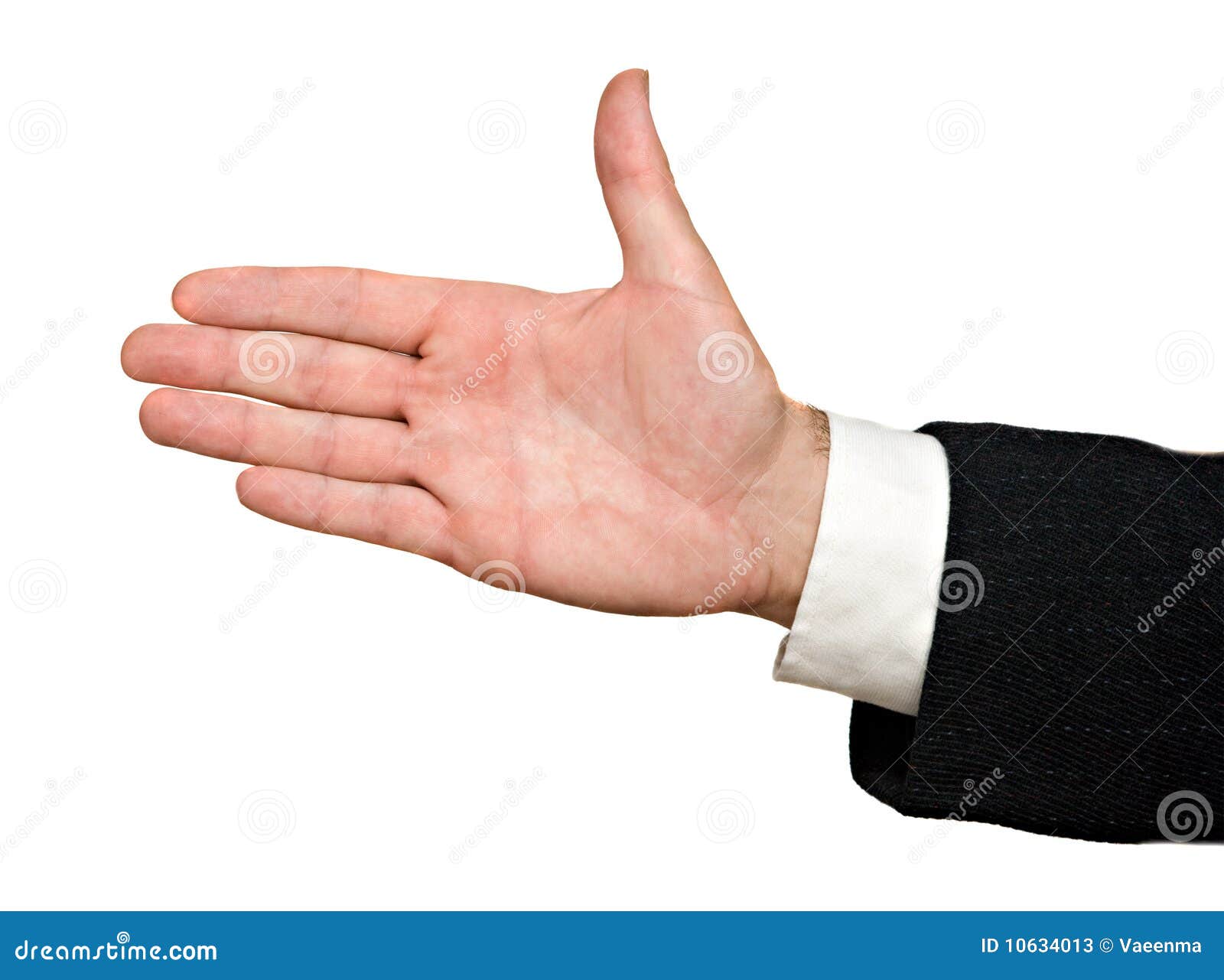 Hand ready for handshaking stock image. Image of meeting - 10634013