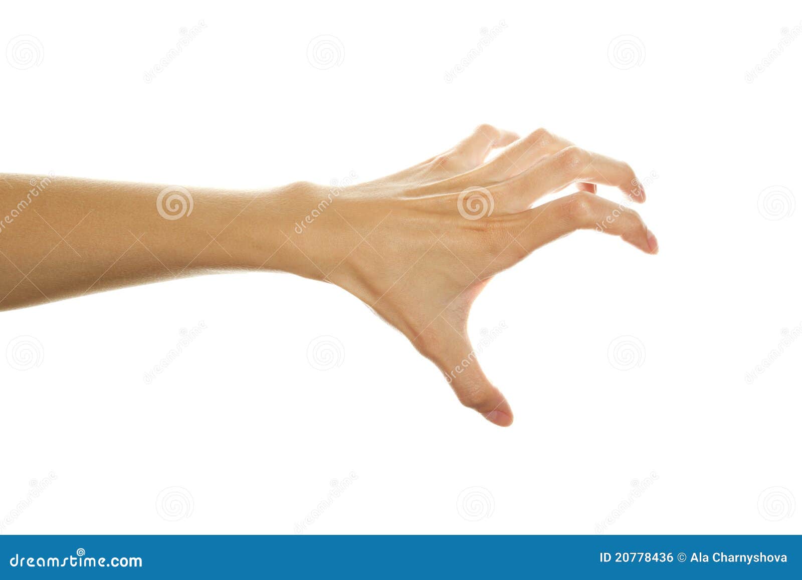 Hand Ready To Scratch Royalty Free Stock Image - Image: 20778436